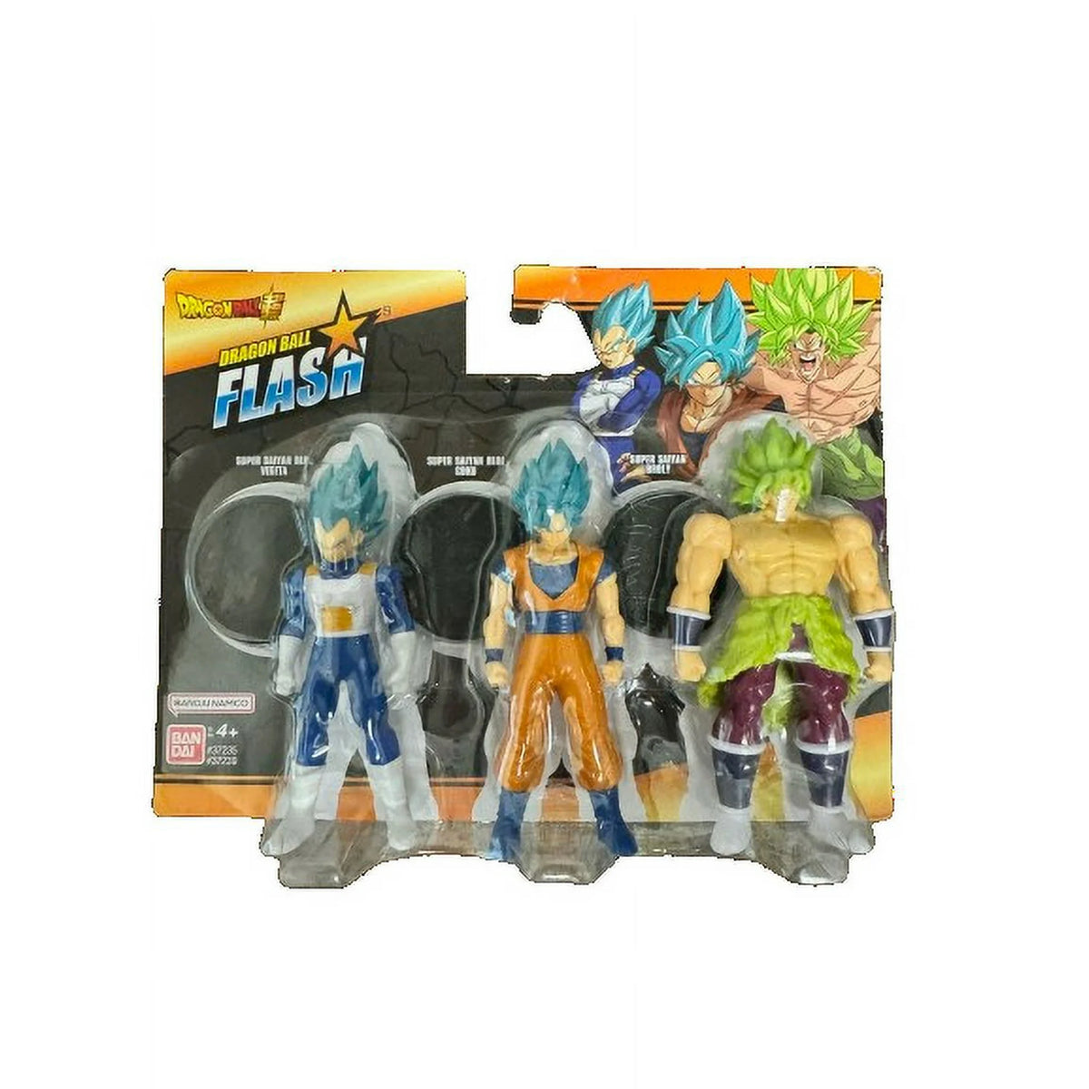 DRAGON BALL Z Flash Super Saiyan Vegeta, Goku & Broly 3 Pack ...